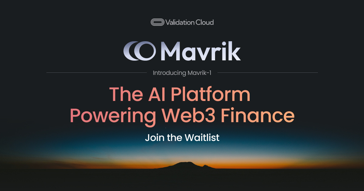 Introducing Mavrik: Revolutionizing Web3 with Data x AI